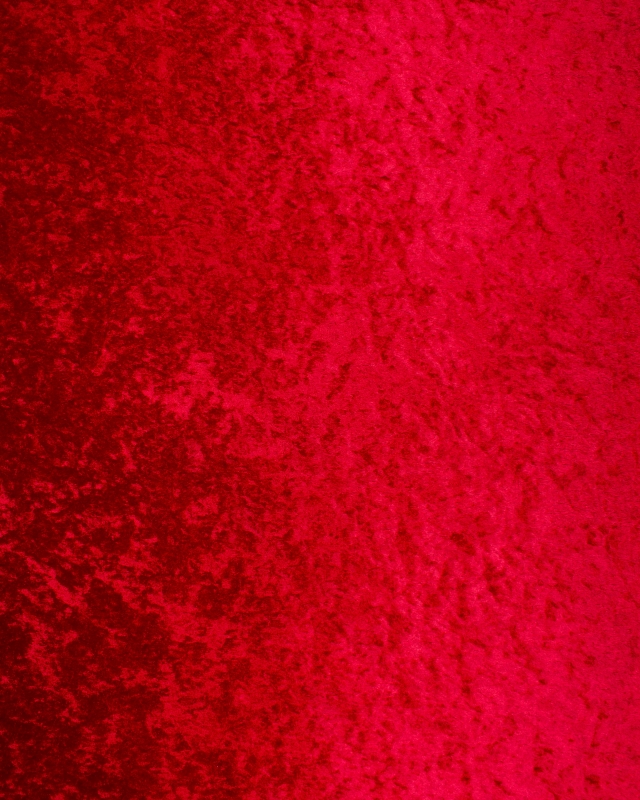 Panne de Velours Rouge - Tissushop