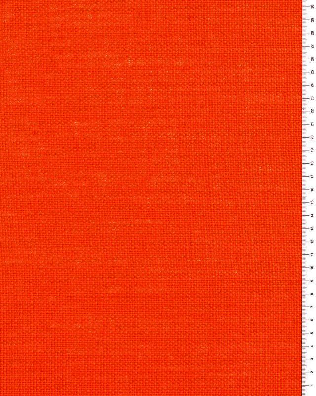 Toile de jute - 330 gr/m² - 260 cm - Orange - Tissushop
